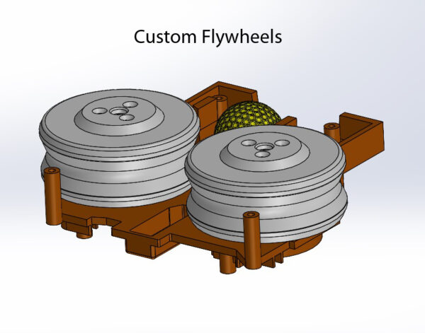 Custom Acetal Flywheels - 3D Printed Solid